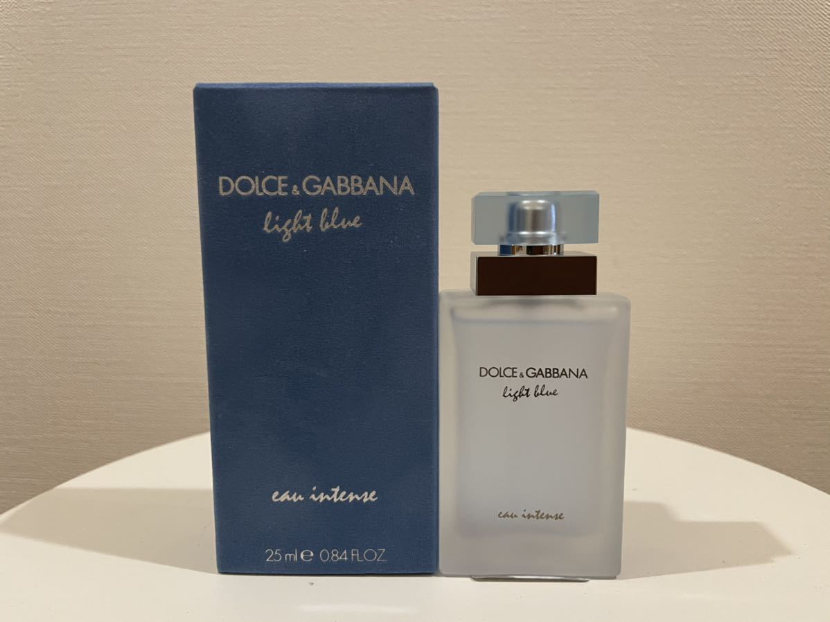 DOLCE&GABBANA ドルチェ&ガッバーナ ライトブルーオーインテンス オーデパルファム 25ml(ドルチェ＆ガッバーナ)｜売買されたオークション情報、yahooの商品情報をアーカイブ ...