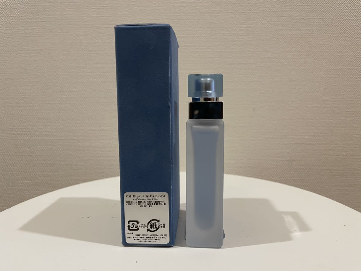 DOLCE&GABBANA ドルチェ&ガッバーナ ライトブルーオーインテンス オーデパルファム 25ml(ドルチェ＆ガッバーナ)｜売買されたオークション情報、yahooの商品情報をアーカイブ ...
