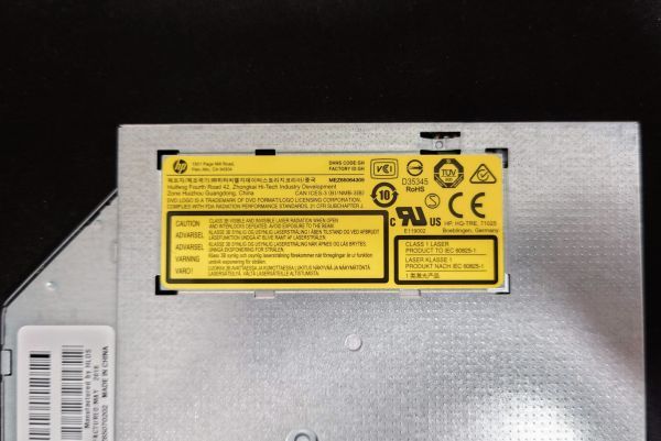 DVDスーパーマルチ スリム HP GUE1N 801352-6C1 2018年製 ノートパソコン用 SATA 9mm DVD再生確認済み ...