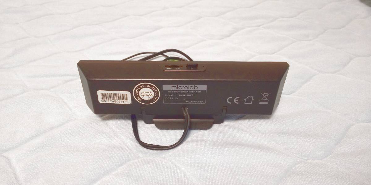 クリップ式USBスピーカー LAB-B51BK2 ノートPC用 microlab マイクロラボ(ステレオ)｜売買されたオークション情報、yahooの商品情報をアーカイブ公開 - オークファン ...