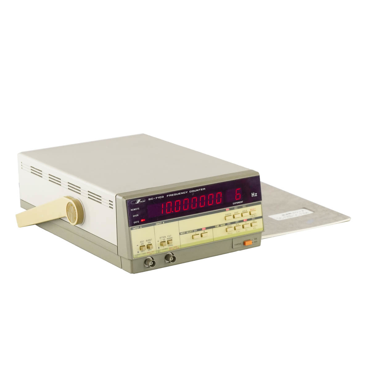 DW 8日保証 IWATSU SC-7103 FREQENCY COUNTER 取扱説明書 ST03262-0031(アマチュア無線)｜売買さ ...