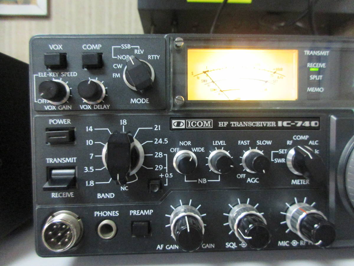 アイコム IC-740 100W HF 100W無線機 AC電源内蔵 FMユニット内蔵(固定)｜売買されたオークション情報、yahooの商品 ...