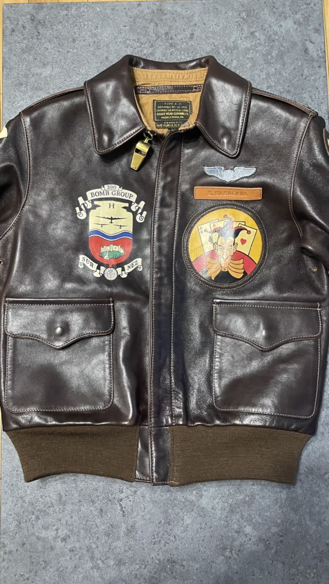BuzzRickson's バズリクソンズ A-2フライトジャケット 36サイズ(ジャケット、上着)｜売買されたオークション情報、yahooの商品情報をアーカイブ公開 - オークファン ...