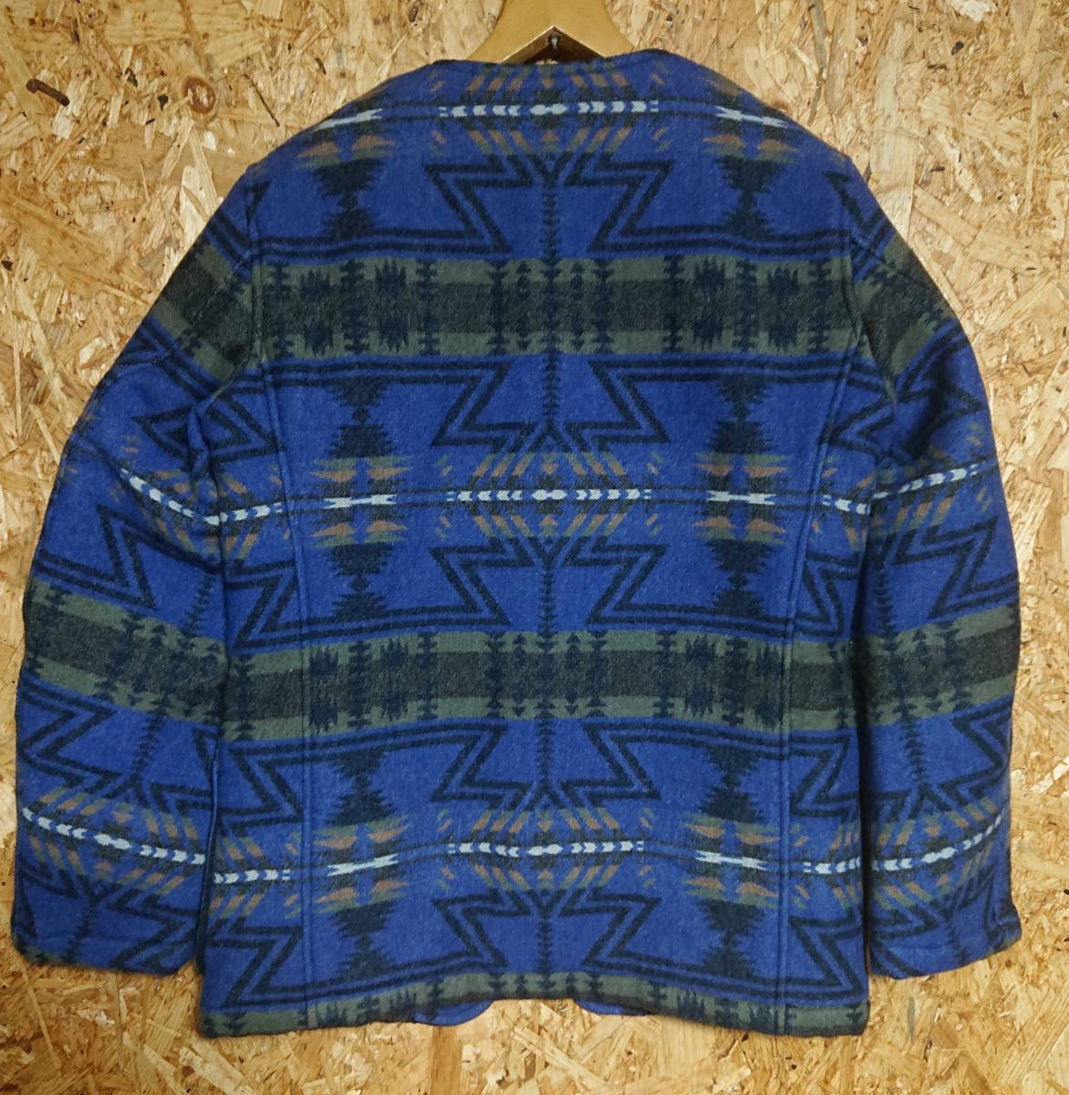 Falling Bones ラグジャケット ネイティブ ブルー 34 岩城滉一 バイカー(Mサイズ)｜売買されたオークション情報、yahooの商品情報をアーカイブ公開 - オークファン ...