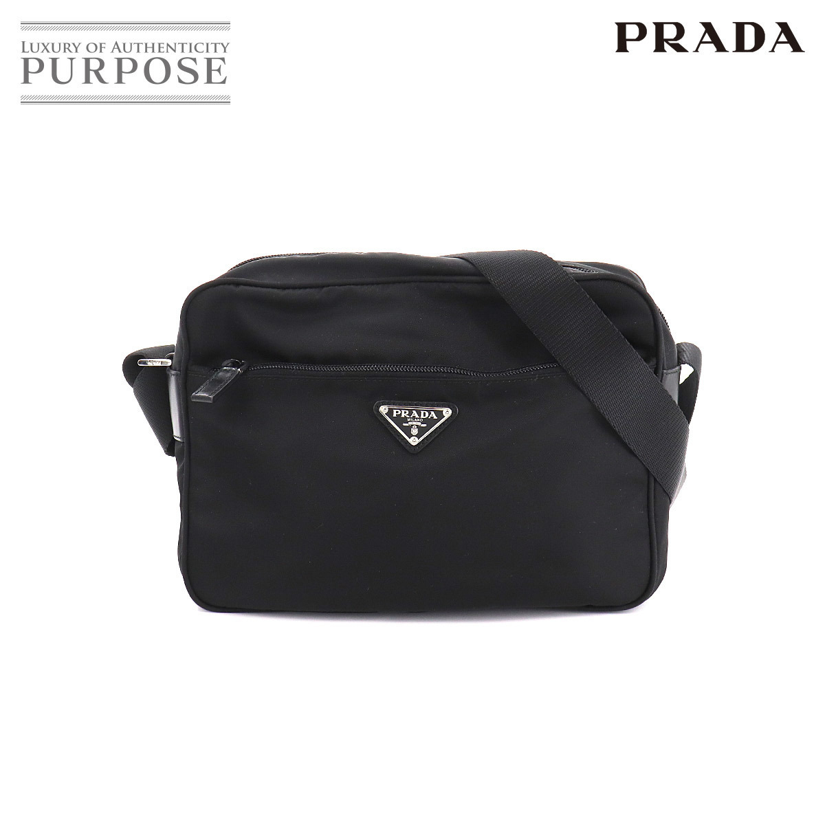 プラダ PRADA ショルダー バッグ ナイロン レザー ブラック BT0166 シルバー 金具 Shoulder Bag 90145129(ショルダーバッグ)｜売買されたオークション情報 ...