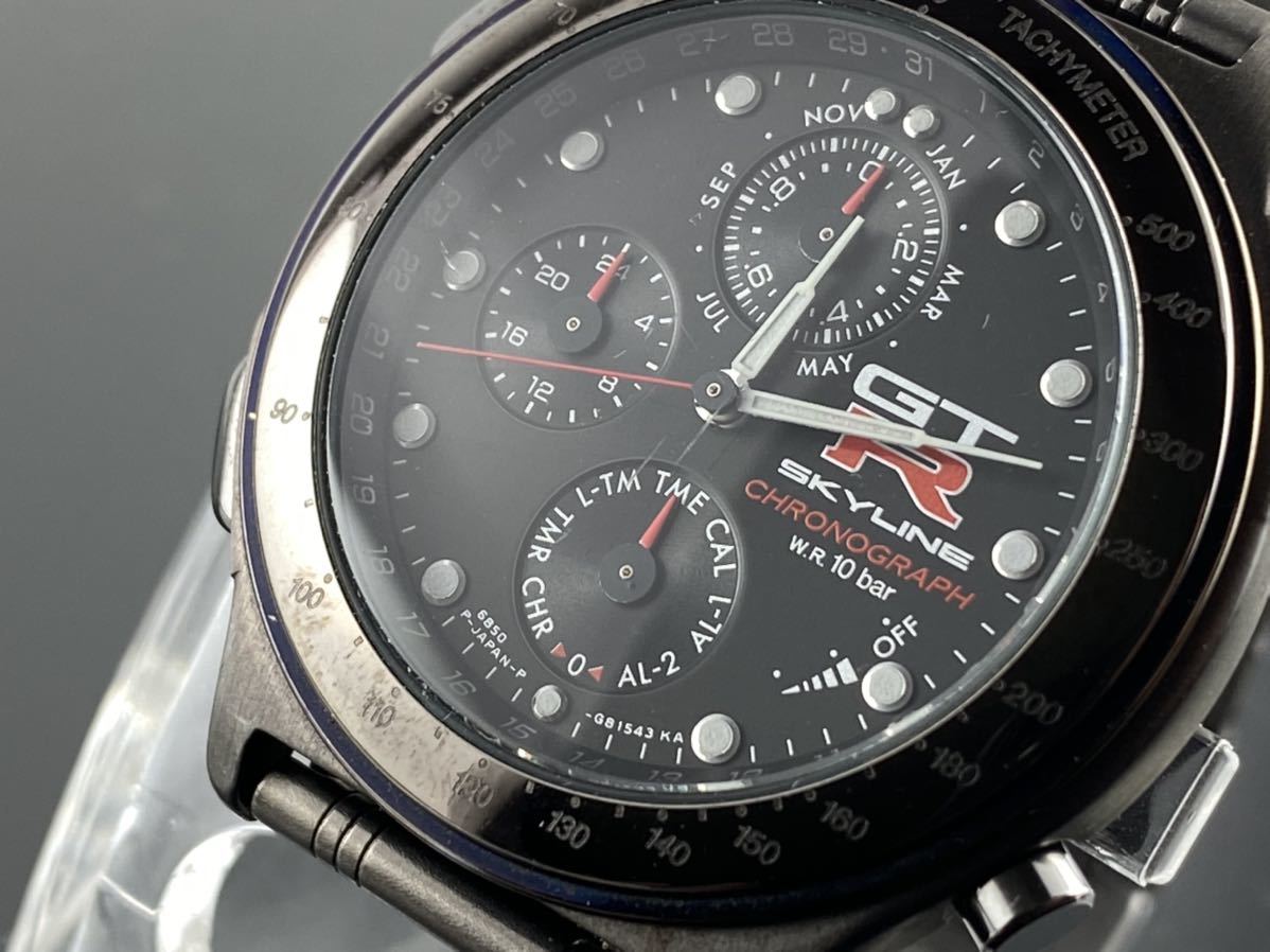 A823 ク メンズ腕時計 CITIZEN クォーツ クロノ 日産 SKYLINE GT-R(日産)｜売買されたオークション情報、yahooの ...