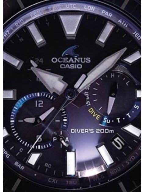 同様 CASIO カシオ OCEANUS オシアナス CACHALOT カシャロ OCW-P2000 電波ソーラー 定価25.3万円 格安 ...