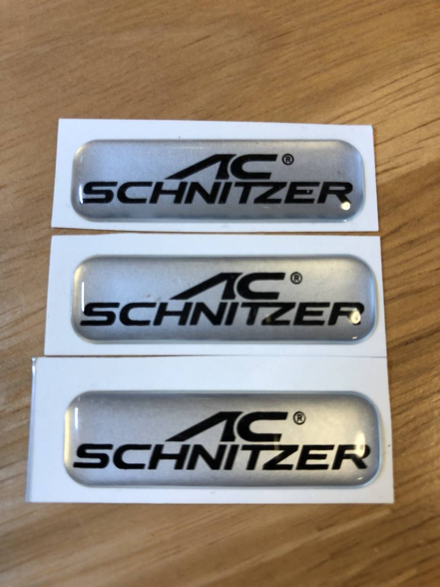 AC SCHNITZER AC シュニッツァー 純正 立体 ステッカー 3枚セット 自宅保管品(その他)｜売買されたオークション情報 ...