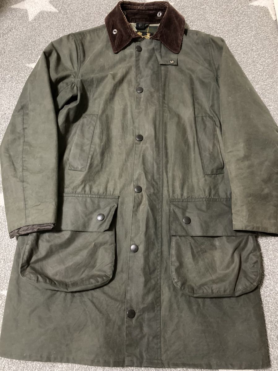 良品 Barbour バブアー SL BORDER ボーダーオイルドジャケット SAGE セージ 36(男性用)｜売買されたオークション情報、yahooの商品情報をアーカイブ公開 ...
