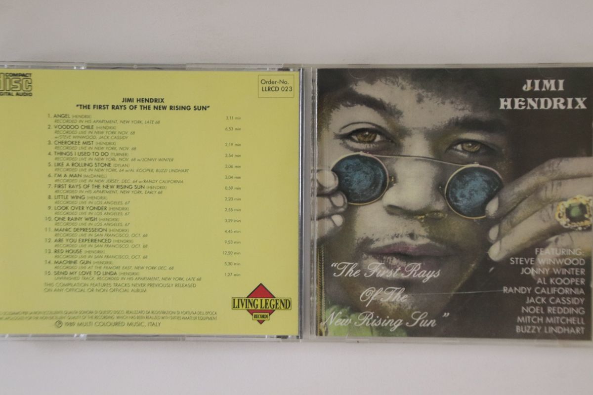 伊CD Jimi Hendrix First Rays Of The New Rising Sun LLRCD023 LIVING ...