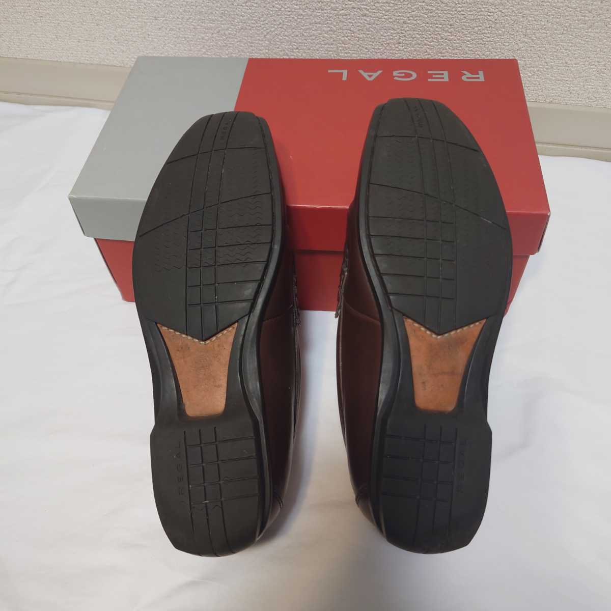 リーガル REGAL 654R モカシン / ヴァンプローファー/ドライビングシューズ 24cm 24.5cm相当 メンズ 箱付き(24 ...