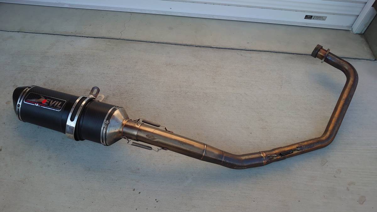 CBR250R MC41 devil EVOLUTION フルエキゾースト マフラー(マフラー本体（社外）)｜売買されたオークション情報、yahooの商品情報をアーカイブ公開 - オークファン ...