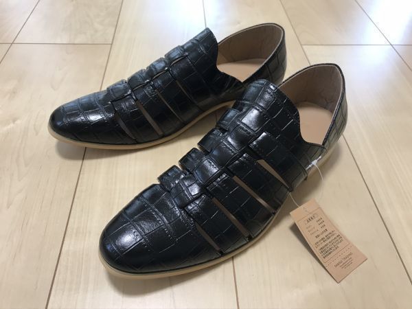 1435 定価4 675円 SVEC シュべック グルカサンダル スリッポン メッシュ ブラッククロコ 26.5cm(26.5cm)｜売買されたオークション情報、yahooの商品情報を ...