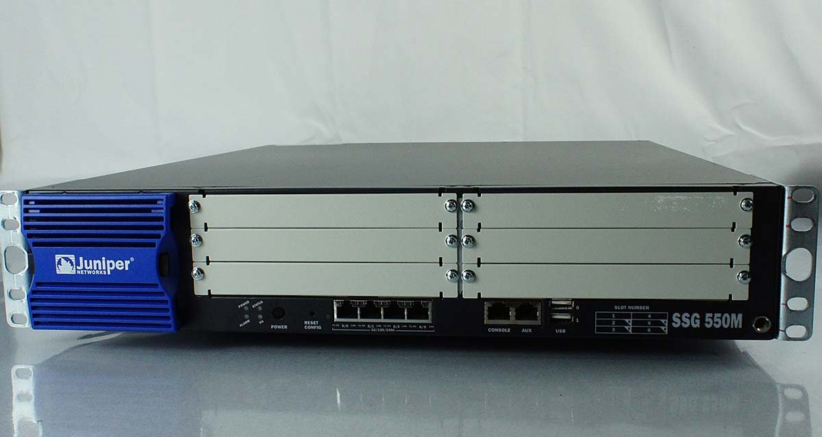 初期化済 Juniper Networks SSG-550M-SH ジュニパーネットワークス セキュア サービス ゲートウェイ セキュリティ ...