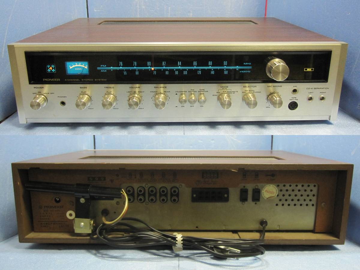 PIONEER 4CHANNEL STEREO SYSTEM ED-770 通電ジャンク品 管KD989(パイオニア)｜売買されたオークション ...