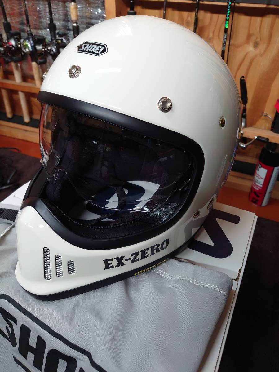 L Shoei EX-Zero ホワイト ショウエイ - nimfomane.com