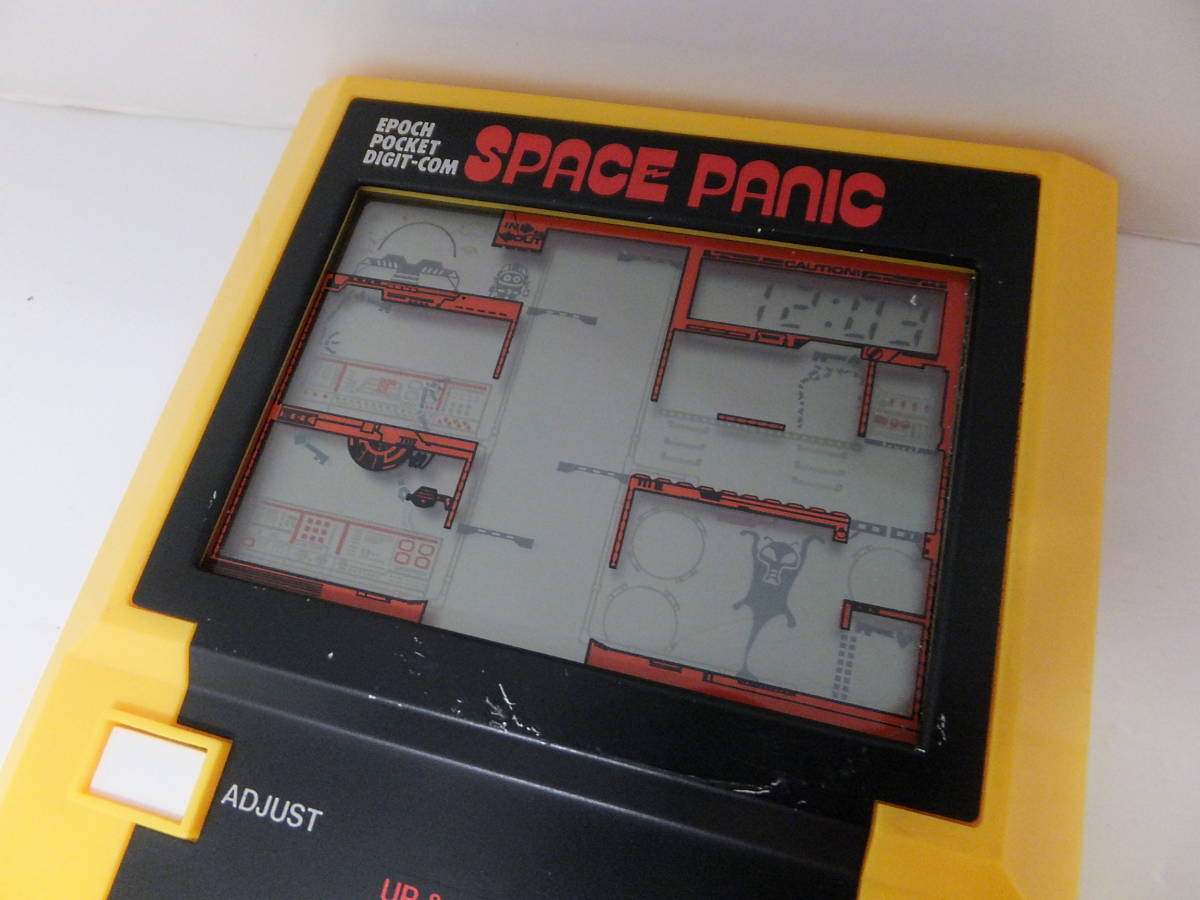 よろづ屋 レア：エポック スペースパニック 携帯LSIゲーム EPOCH POCKET DIGIT-COM SPACE PANIC 1983年 ...