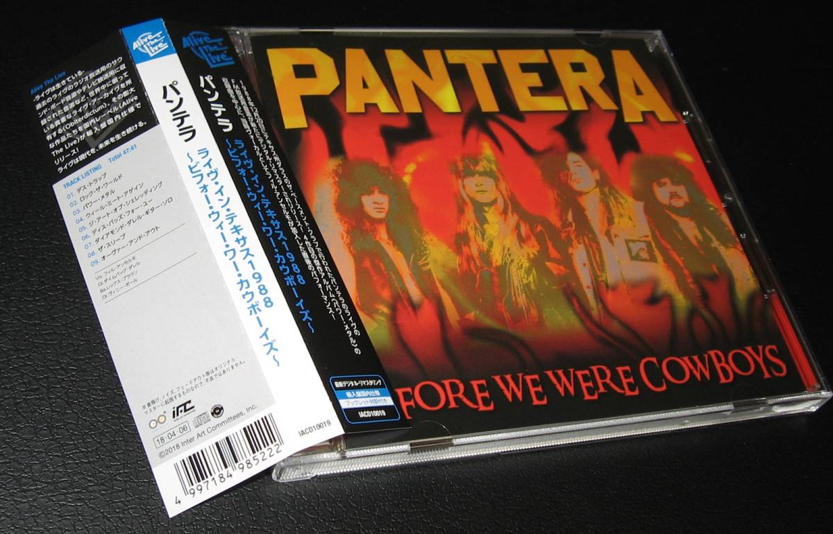 PANTERA パンテラ / Before We Were Cowboys リマスター盤 ライヴ イン テキサス 1988(一般)｜売買された ...