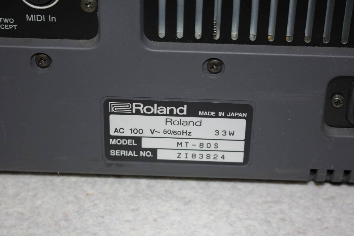 Roland MUSUC PLAYER MT80S ミュージックプレイヤー 現状品(音源モジュール)｜売買されたオークション情報、yahooの ...
