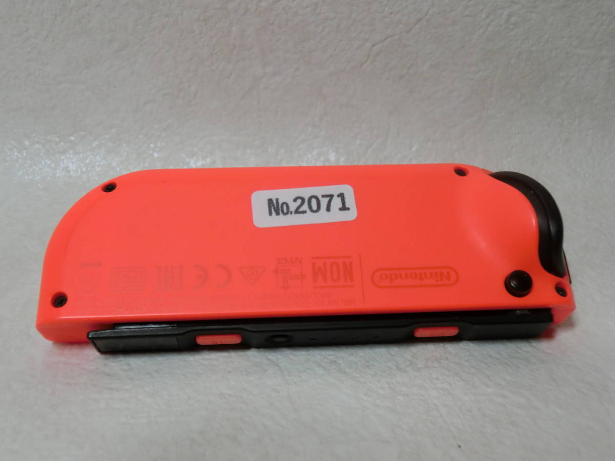 №2071-g408 ニンテンドースイッチ joy-co R ネオンレッド 右側(ニンテンドースイッチアクセサリー)｜売買されたオークション情報、yahooの商品情報をアーカイブ公開 ...