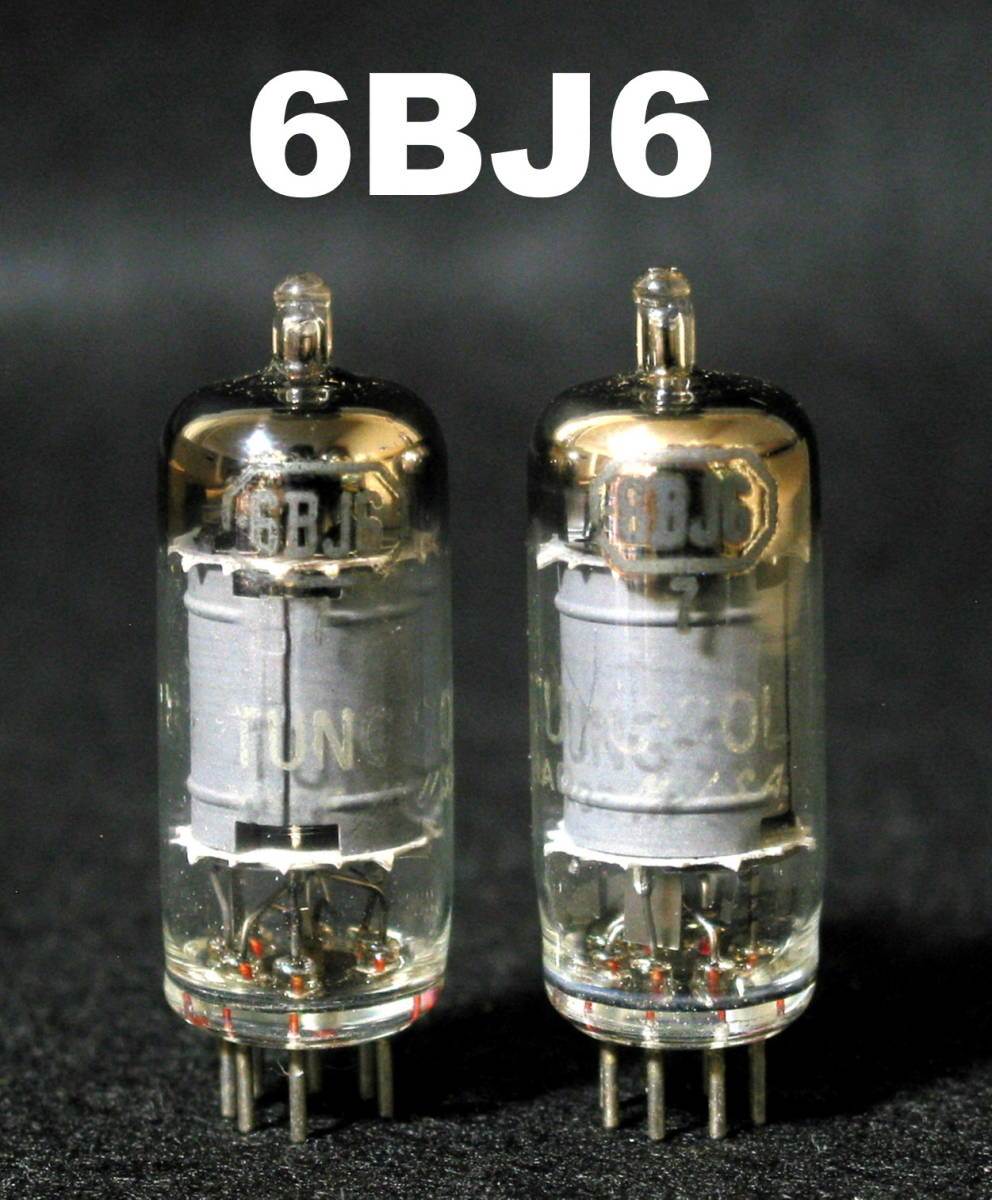 真空管 TUNG-SOL 6BJ6／リモートカットオフRF増幅用5極管 白箱付／2本セット 元気度チェック実施 送料140円(真空管)｜売買さ ...