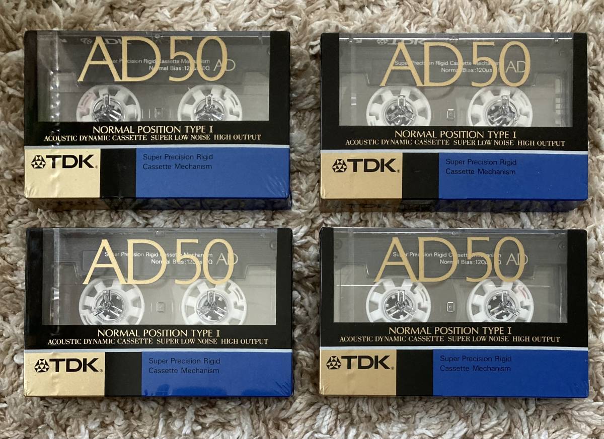 TDK AD50×4本 カセットテープ 4本セット 50分×4本 4本組/セット販売/テープ(記録媒体)｜売買されたオークション情報、yahooの商品情報をアーカイブ公開 - オークファン ...