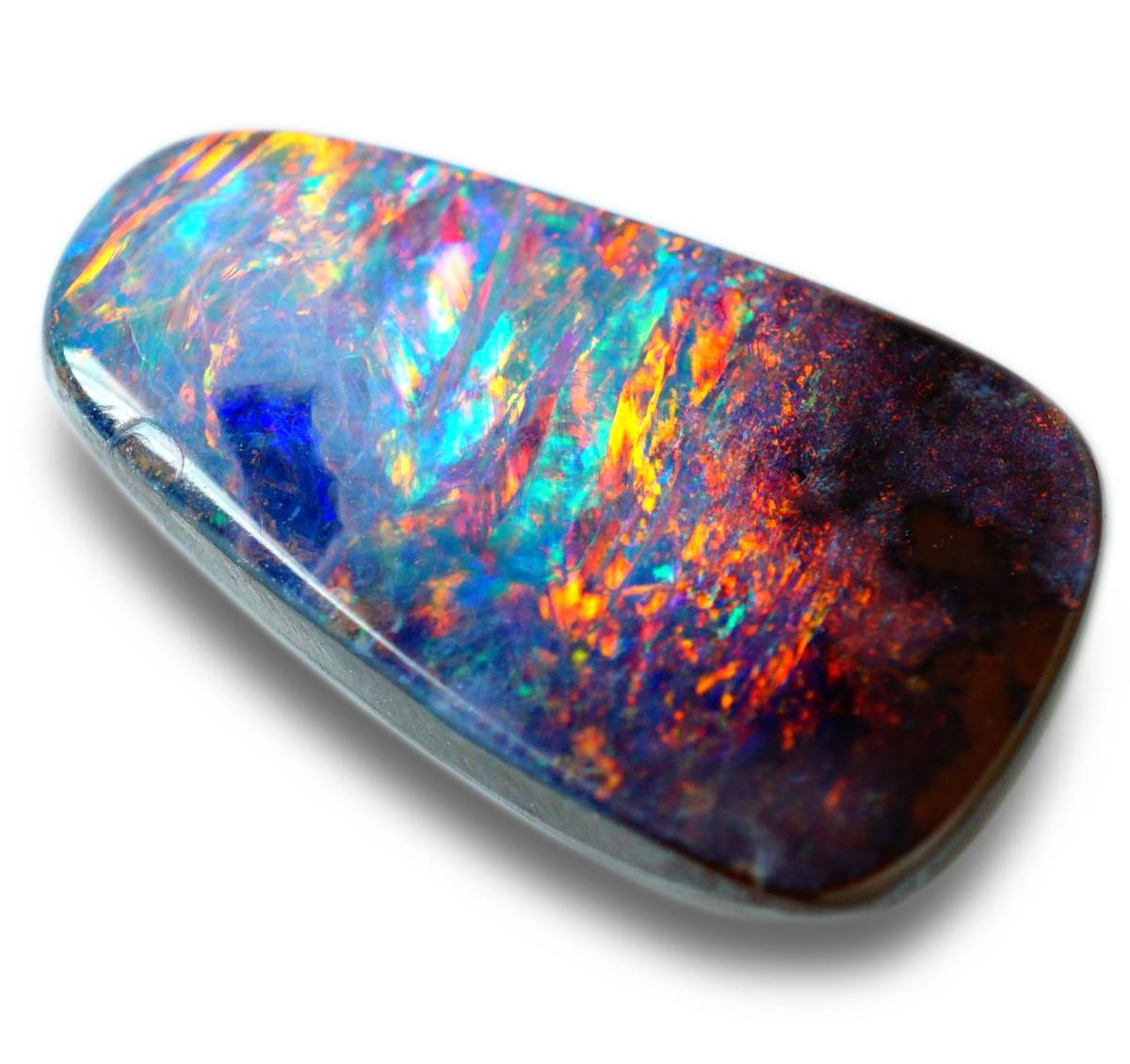 天然ボルダーオパール 最高級 4.72ct ピンファイヤー オーストラリア産 ルース(オパール)｜売買されたオークション情報、yahooの商品情報をアーカイブ公開 - オークファン ...