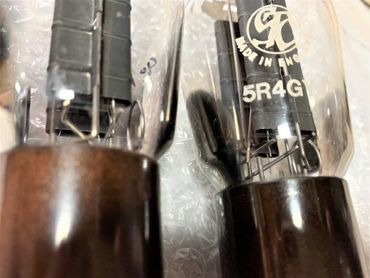 英国 STC ”5R4GY” 整流管 ペアー 2本 斜めステー有り 軍用管 WE274B互換 完動品(真空管)｜売買されたオークション情報 ...