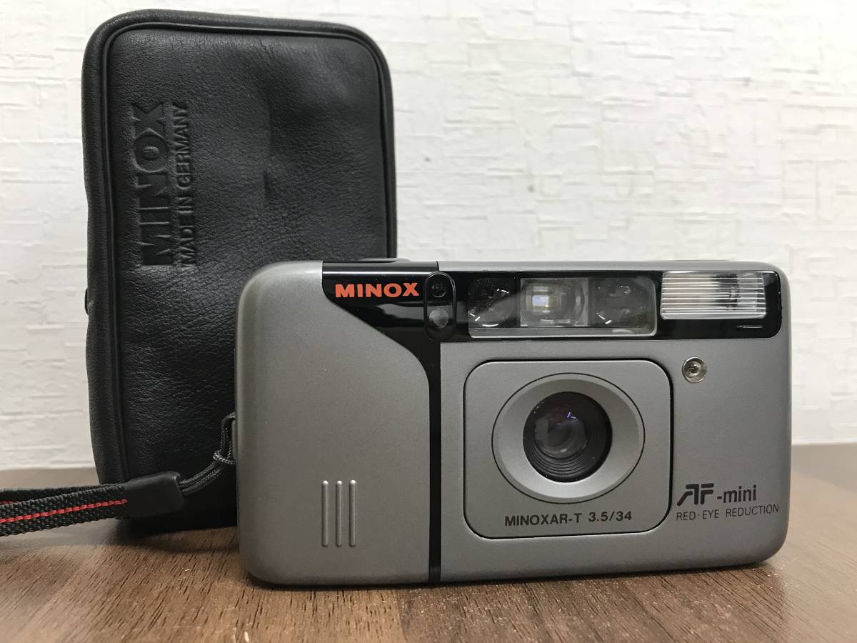 H111 ミノックス MINOX AF-mini / MINOXAR-T 34mm F3.5 コンパクトフィルムカメラ み(コンパクトカメラ ...