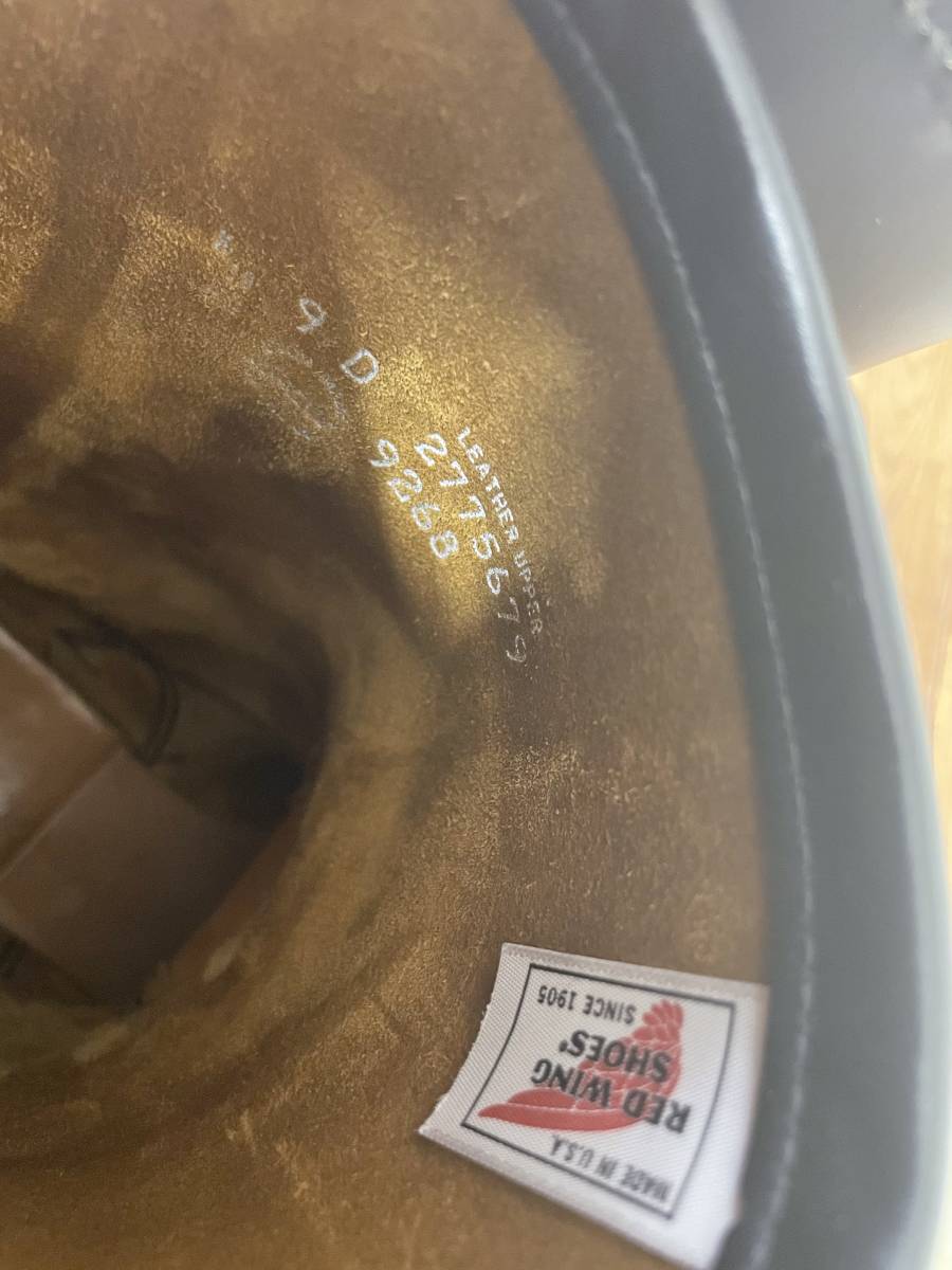 redwing 9268 9D レッドウィング 9268 ブラック クローンダイク 9D 27cm エンジニアブーツ 茶芯(9インチ)｜売買されたオークション情報、yahooの商品情報を ...