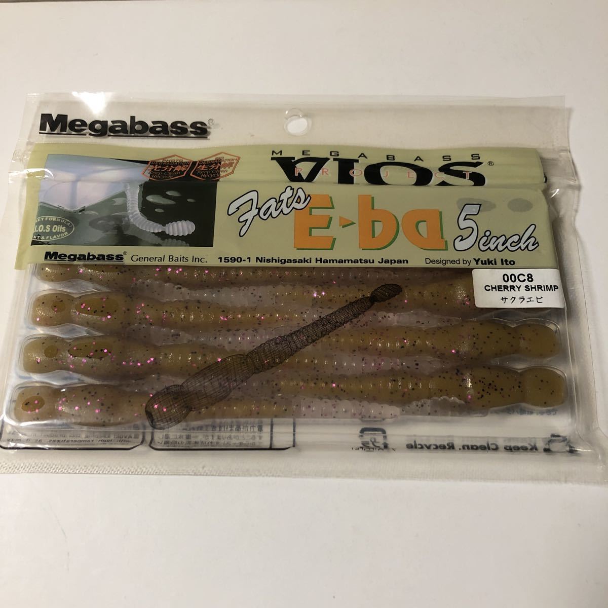 メガバス VIOS Megabass E-ba 5inch 00CB サクラエビ(ストレートワーム)｜売買されたオークション情報、yahooの商品情報をアーカイブ公開 - オークファン ...