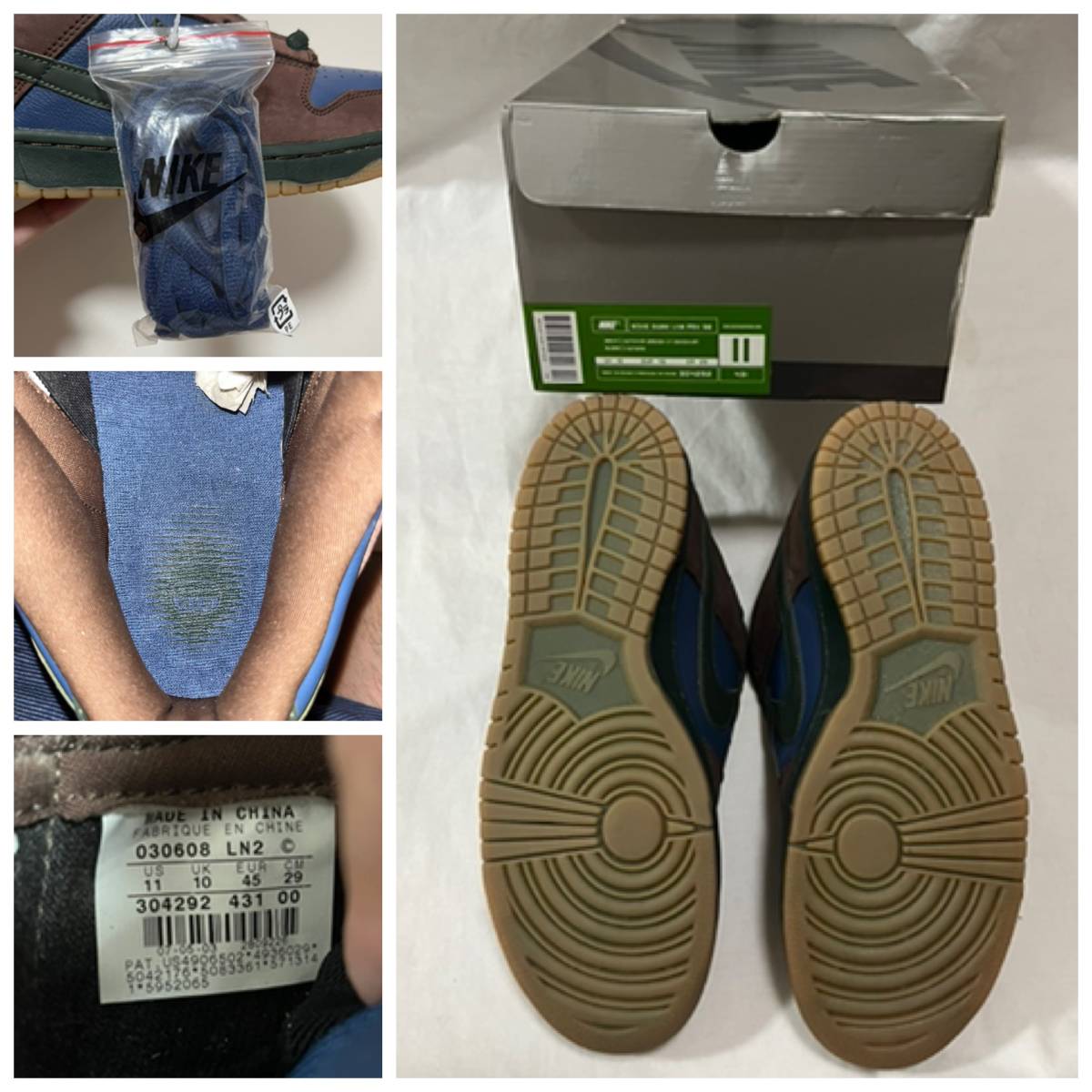 DS 2003 NIKE DUNK LOW PRO SB BARF US11 304292-431 M-10-28(29.0cm)｜売買された ...