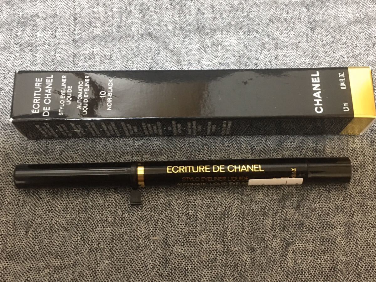 G2F279 新古品 シャネル CHANEL エクリチュール ドゥ シャネル #10 NOIR-BLACK オートマティック リキッド アイライナー 1.3ml(アイライナー)｜売買された ...