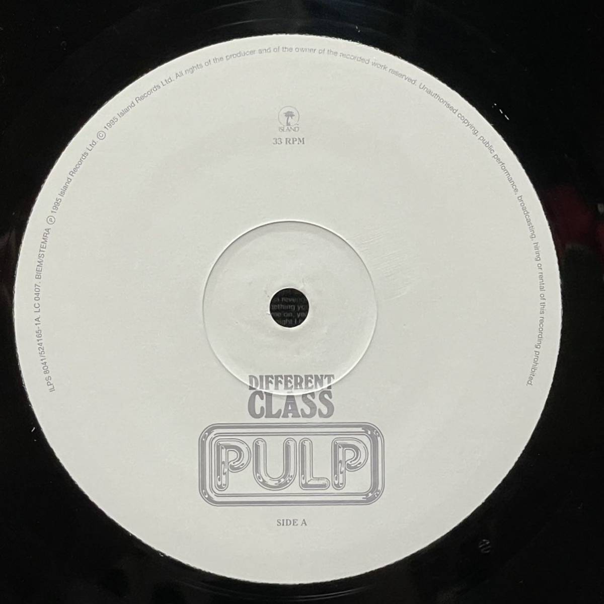 PULP Different Class UK Orig LP 95年 ブリットポップ OASIS BLUR DAFT PUNK ギターポップ パルプ(P)｜売買されたオークション情報 ...