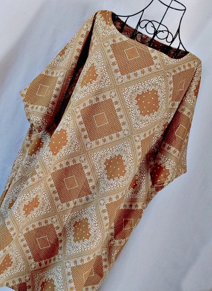 ハンドメイド 大きいサイズ バンダナ柄 ワンピース 黄土色 3L 4L 5L(ワンピース)｜売買されたオークション情報、yahooの商品情報をアーカイブ公開 - オークファン（aucfan.com）