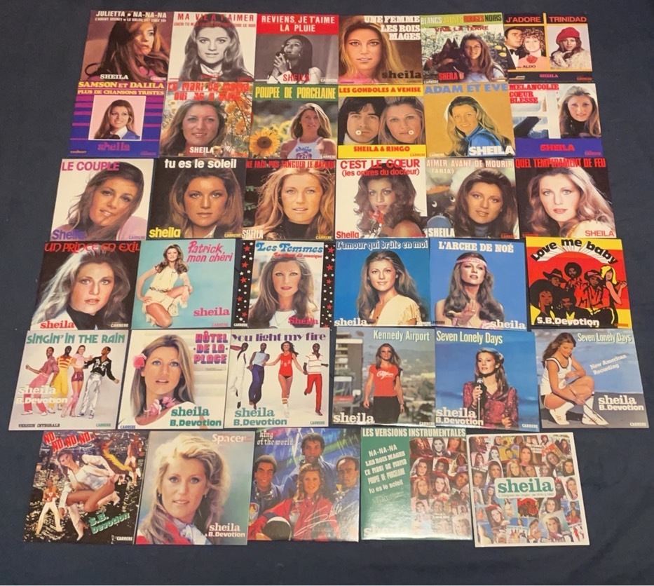 シェイラ Sheila CD ボックスセット Box set L'integrale des singles de 1970 A 1980 品 ...