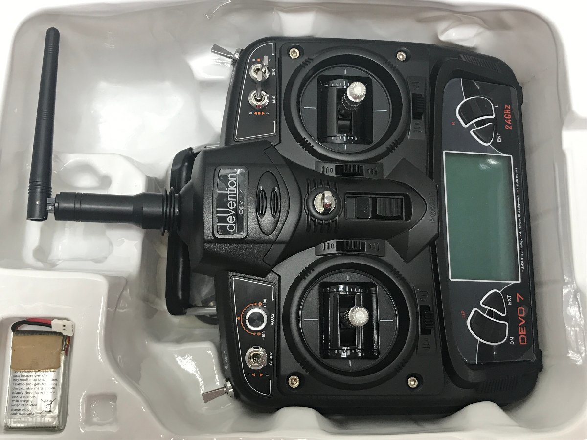 03-1085 ジャンク WALKERA V120D05 FLYBARLESS SERIES 初期動作のみ確認 ワルケラ ラジコンヘリコプター ...