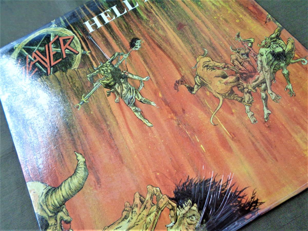 半透明盤レア 米COMBAT スレイヤー HELL AWAITS シュリンク/SLAYER''地獄への誘い''/IRD通販リスト/1985年/METAL BLADE RECORDS/MX ...