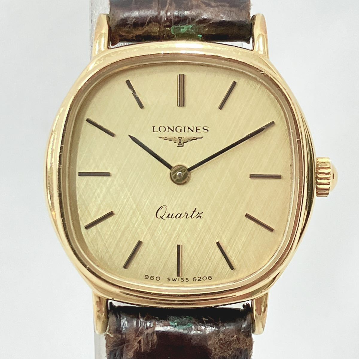 LONGINES ロンジン 960-swiss-6206 ゴールド クオーツ レディース 腕時計 ケース付き R阿0617(その他)｜売買されたオークション情報、yahooの商品情報を ...