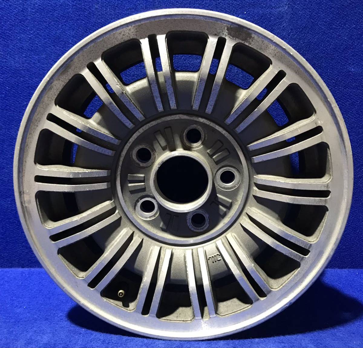 旧車ホイール トヨタ クラウン MS110 TOYOTA純正 14インチ 5.5JJ ET+27 pcd114.3 5H 当時物 1本(純正品 ...