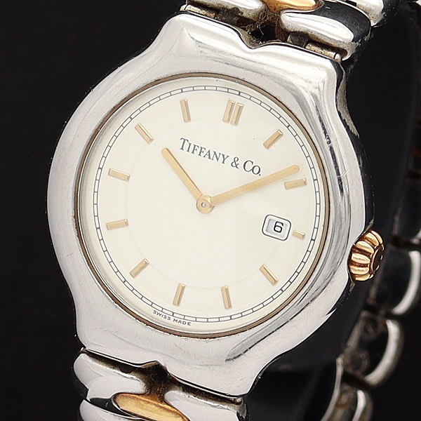 1円 正規品 ティファニー QZ MO112 ソロ デイト 白文字盤 メンズ腕時計 910A0260234(ティファニー)｜売買されたオークション情報、yahooの商品情報をアーカイブ公開 ...