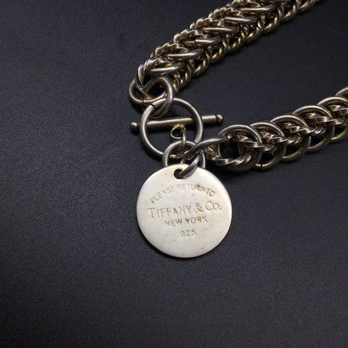 3965 TIFFANY&Co. ティファニー PLEASE RETURN TO NEW YORK リターントゥ SV925 総重量137 ...