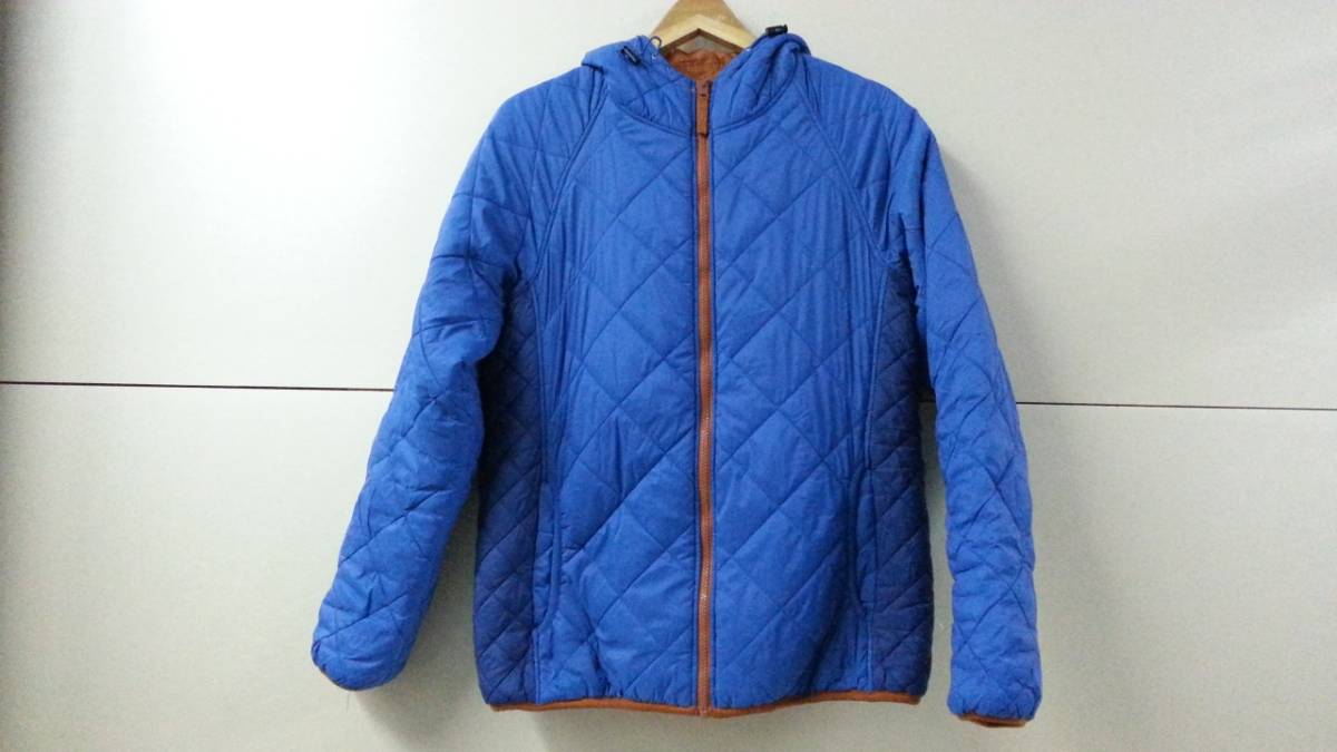 60 GU ジーユー リバーシブルジャケット 315-228954 中綿 ナイロン フーディー キルティング メンズ 青 ブルー 橙 オレンジ L(男性用)｜売買されたオークション情報 ...