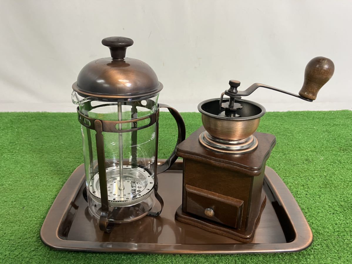 和平金属 珈琲館 手動式 コーヒーミル アンティーク コーヒーサーバー COFFEE 0723-021 8(手動式)｜売買されたオークション情報、yahooの商品情報をアーカイブ公開 ...