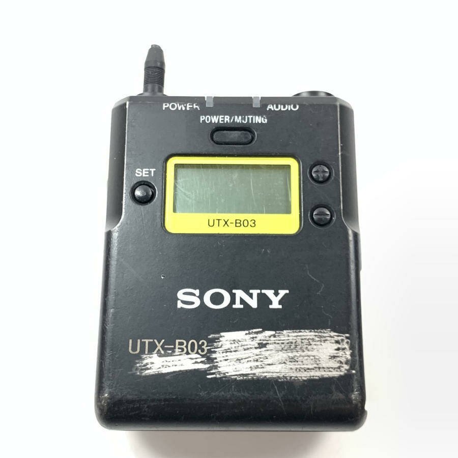 SONY UTX-B03 UHF ソニー プロオーディオ トランスミッター 現状品 TB(その他)｜売買されたオークション情報、yahooの ...
