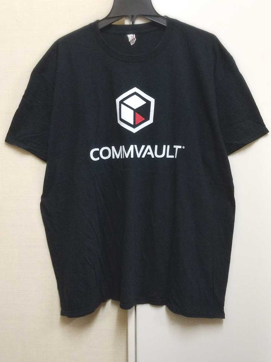 r13a3 2XL企業モノcommvaultコムボールトシステムusaアメリカ古着半袖プリントTシャツオーバーサイズゆるだぼ/データit(文字 ...