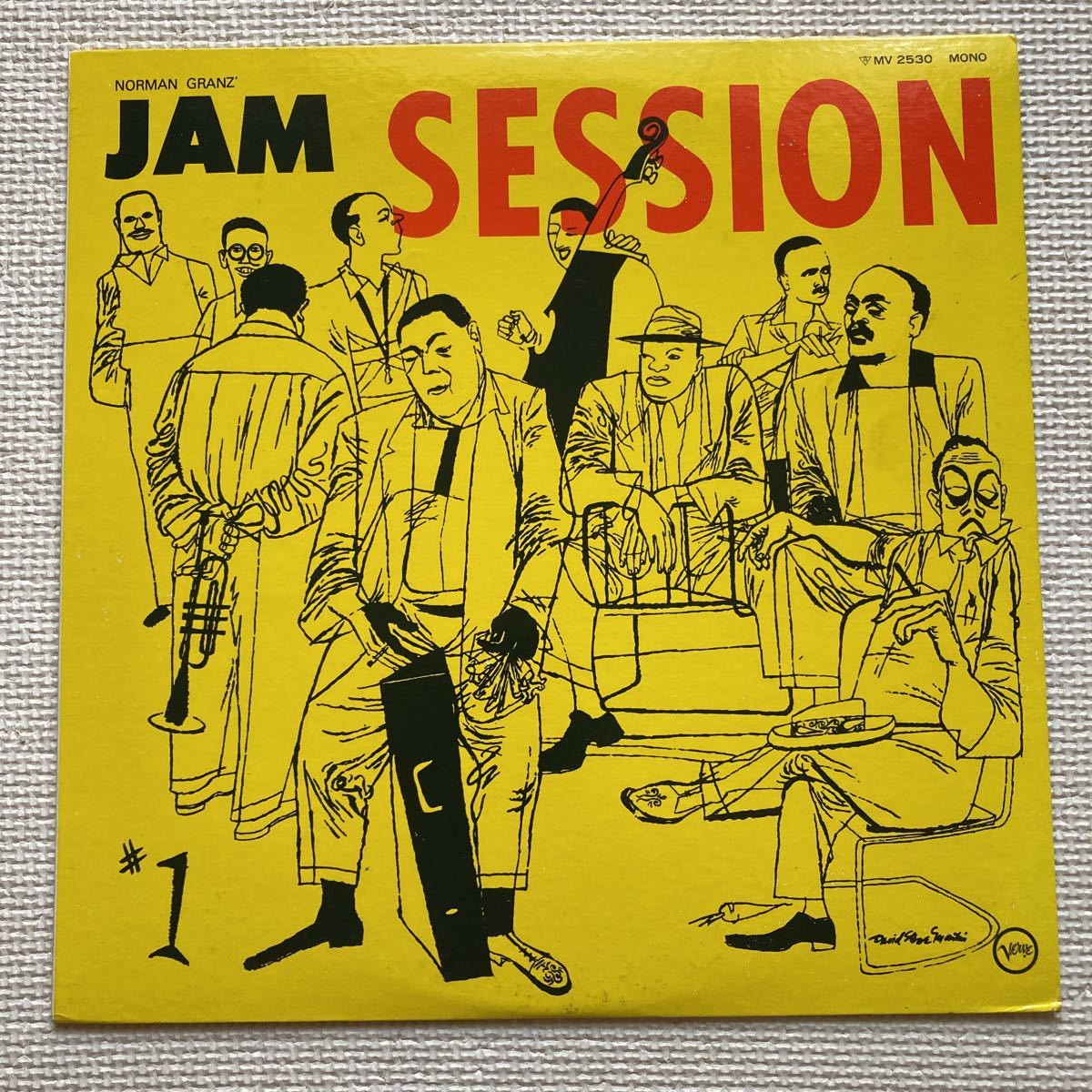 NORMAN GRANZ/JAM SESSION #1 Charlie Parker Ben Webster Johnny Hodges ...