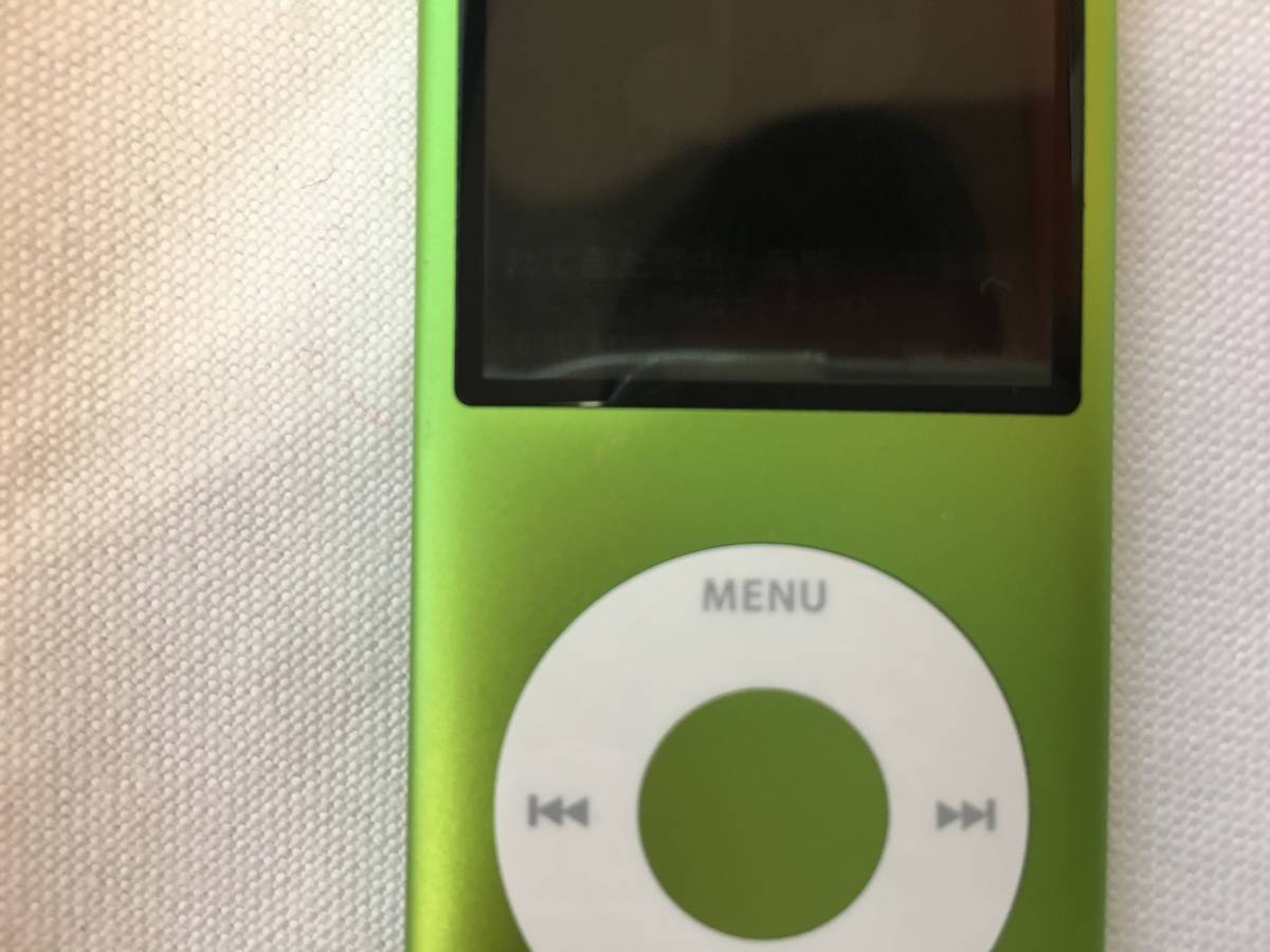 佐川発送 Apple アップル iPod nano 8GB 第4世代 MODEL NO:A1285 黄緑 01(iPod nano)｜売買され ...