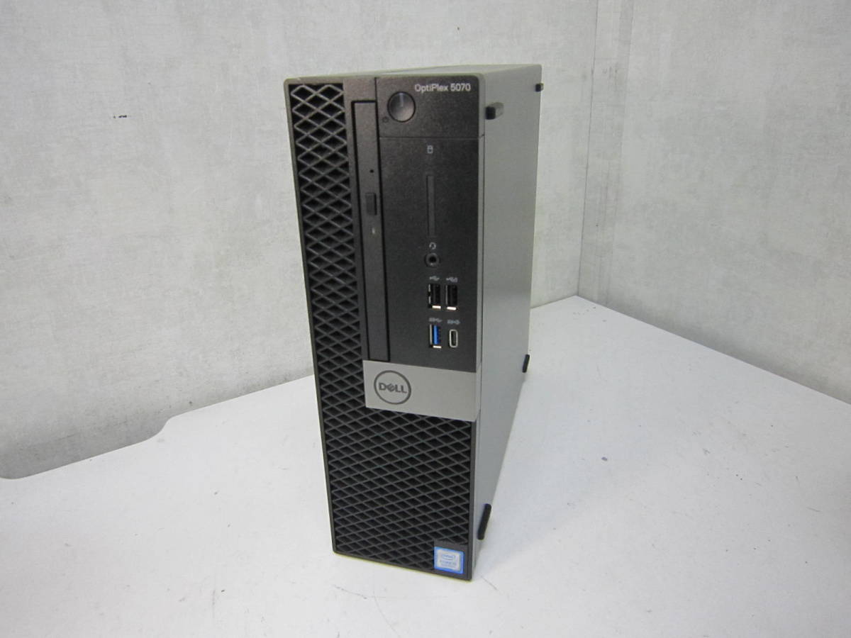 2118 DELL OptiPlex 5070 SFF Core i5 9500 HDD/無 メモリ/8GB BIOS確認(パソコン単体 ...