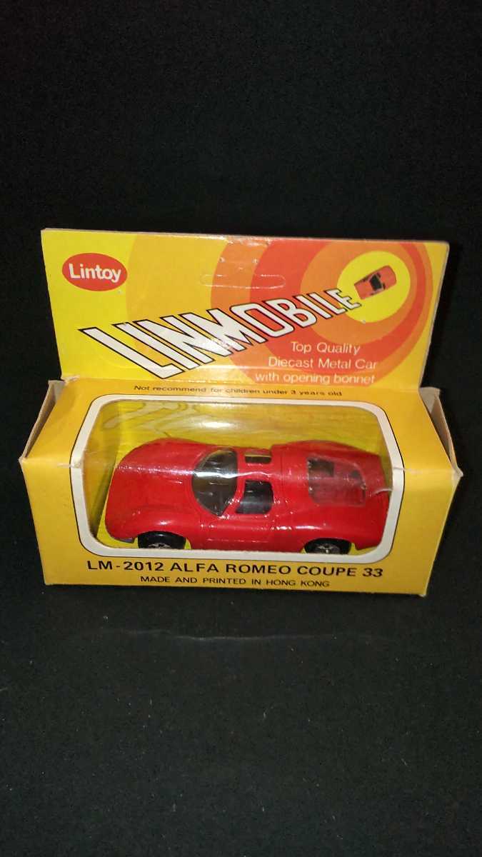 ミニカー LINTOY リントイ MADE IN HONG KONG 香港製 LM-2012 ALFA ROMEO COUPE33 ...